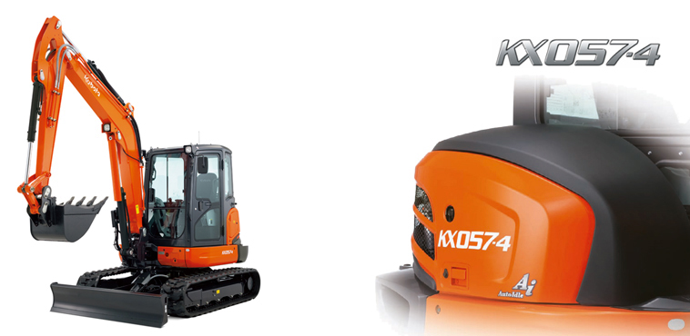 Wcześniejsze modele Kubota KX057-4 - Kubota